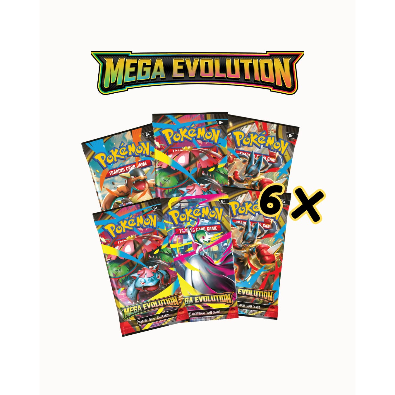 Mega Evolutions “Booster Bundle” (6 packs) – Andynite Shop